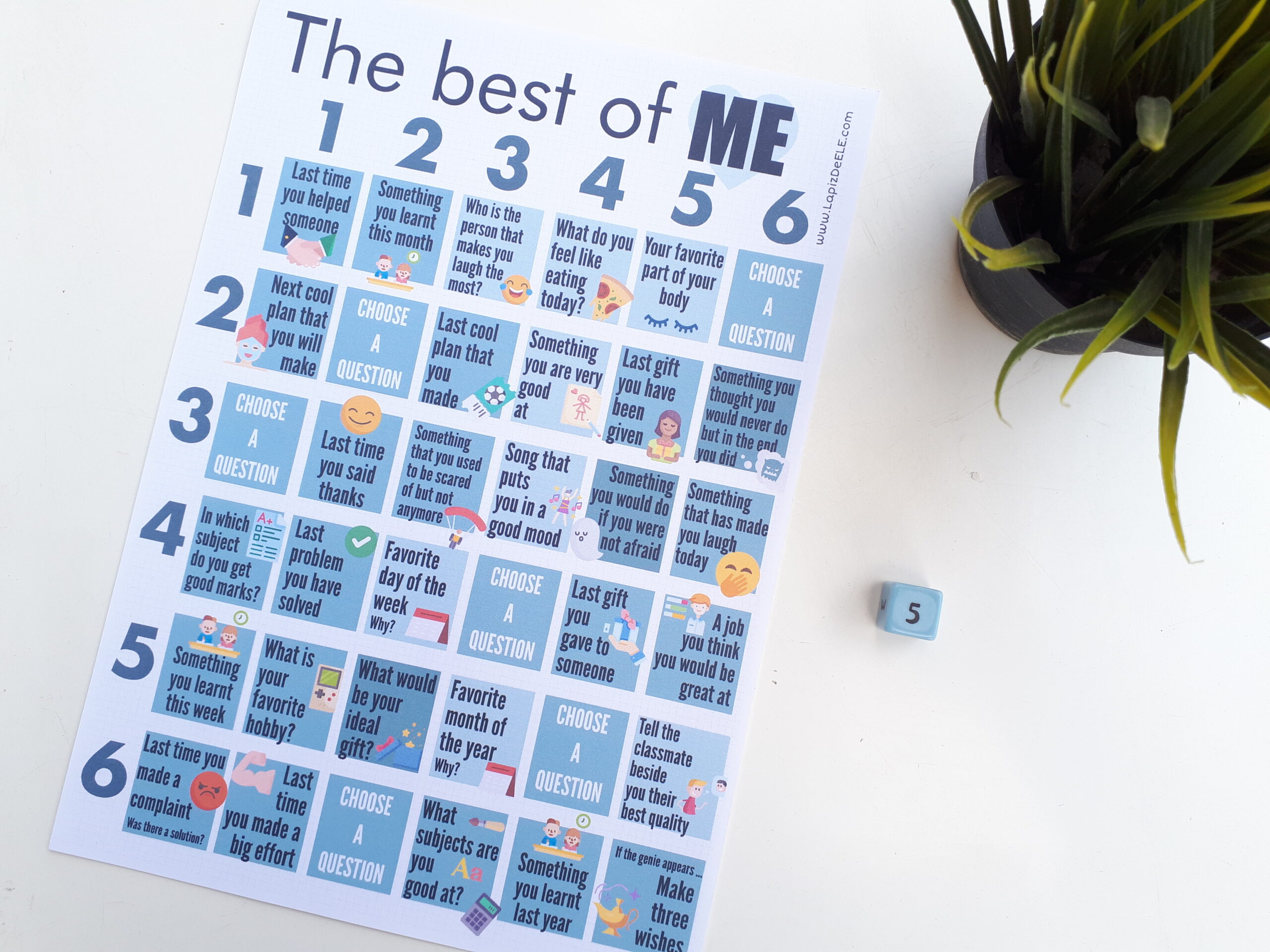 Speaking boardgame - SuperLápiz